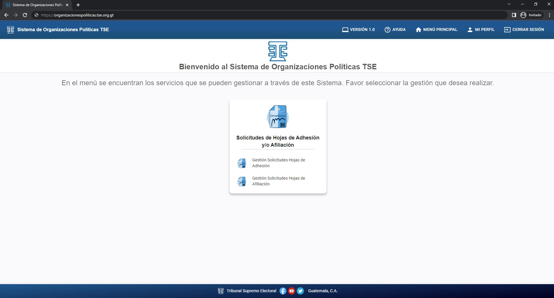 Gestión de Solicitudes Hojas de Adhesión y Afiliación | Ayuda del ...